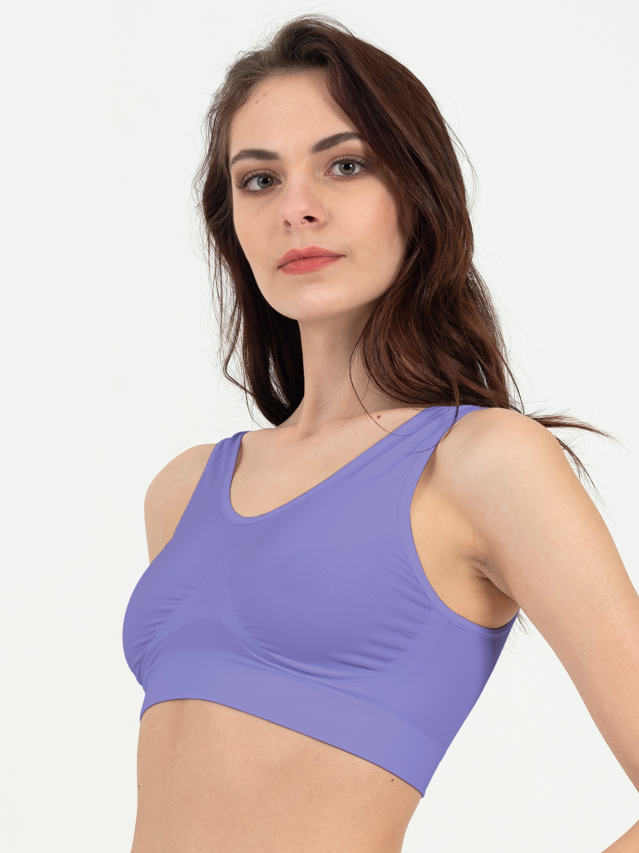 Bustier mit breitem Träger | Iris Blau | XL-XXL | BR202.58